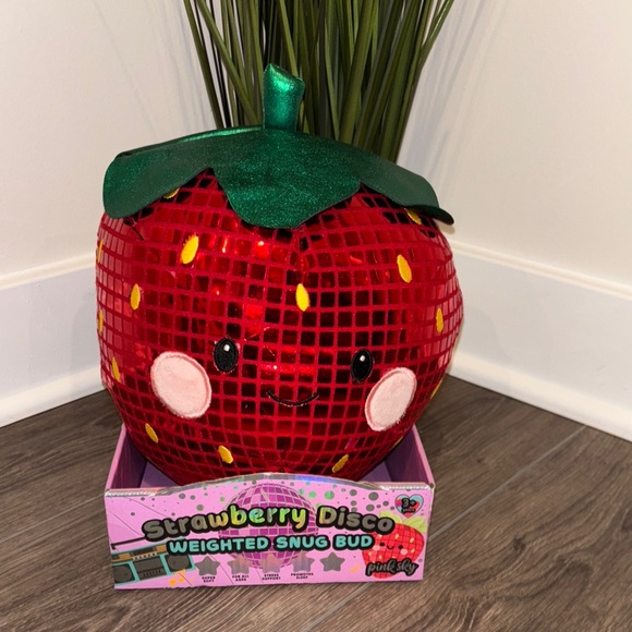 Pink Sky | Other | Pink Sky Strawberry Disco Weighted Snug Bud | Poshmark